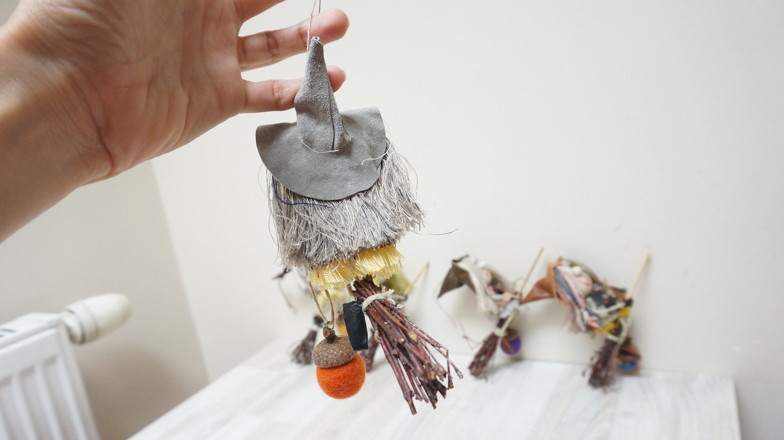 Choose Personalized Good Luck Kitchen Witch, Rag Doll Handmade Hanging ...