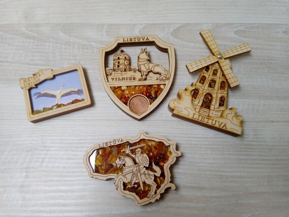 Lithuanian Iron Wolf Windmill Stark Fridge Magnet Vilnius - Etsy