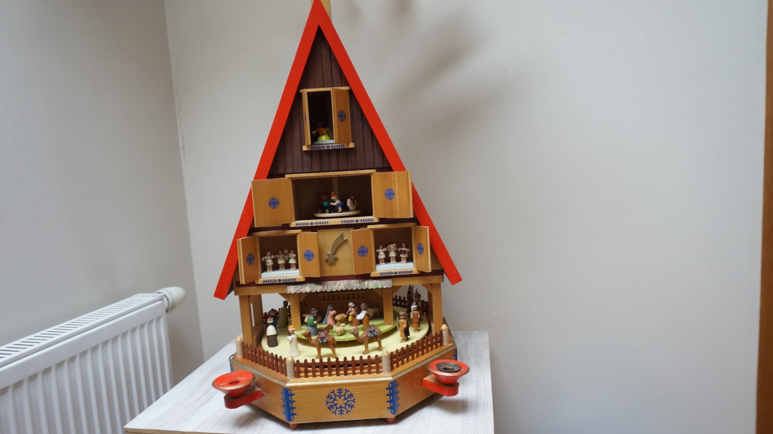 German Christmas Pyramids - Light & Movement Brighten the Holiday