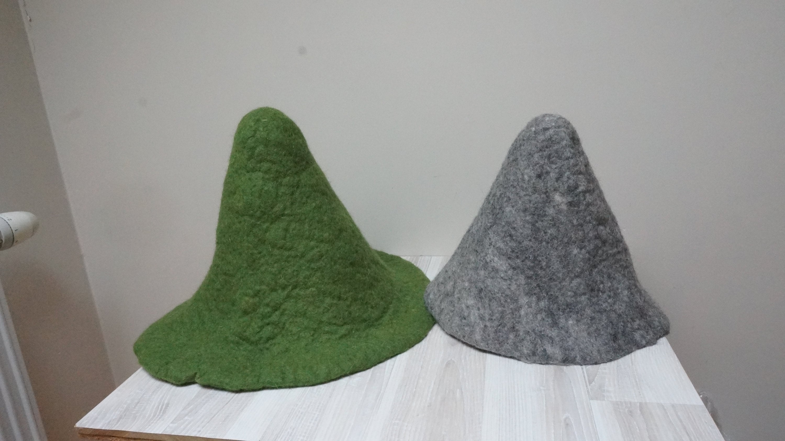 Pileus Hat Ancient Greek Style Gray Felted Felt Wool Antique - Etsy ...