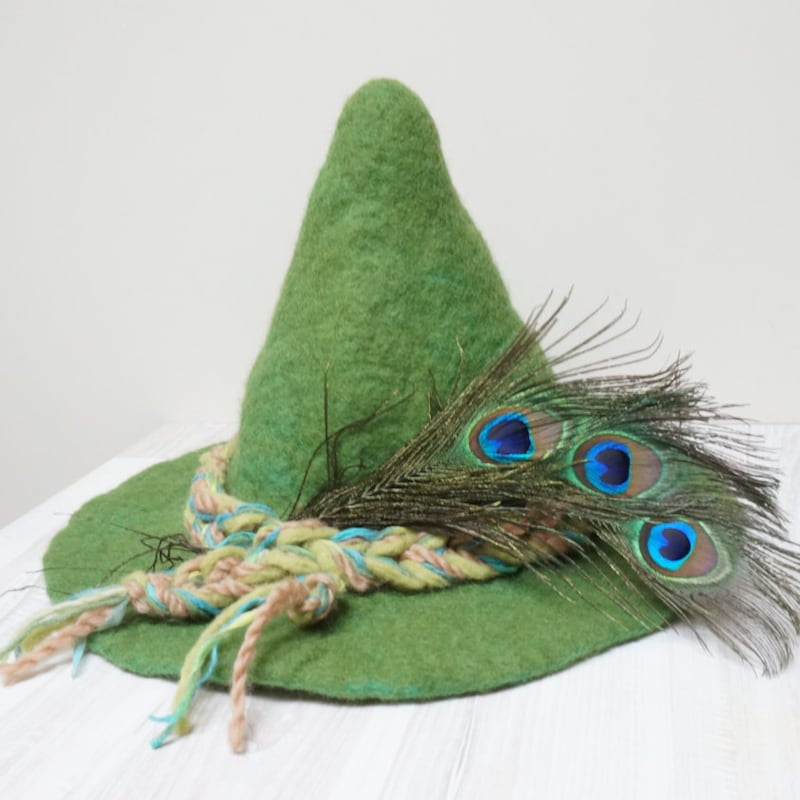 Felt Hat Women Feather - Etsy