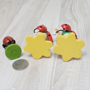 German Erzgebirge Ladybug Band of 3, Easter Ladybird Orchestra ...
