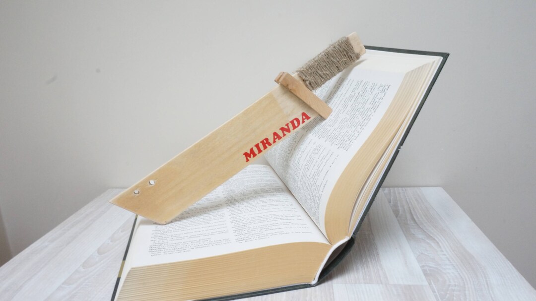 Personalized Wooden Sword, Upcycled Plywood Dagger, Linen Flax String ...