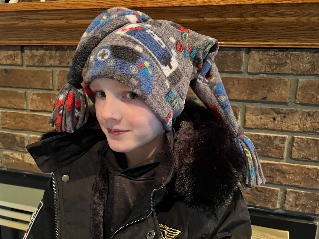 Fleece Winter Hats, Jester Hat, Kids Winter Hats, Holiday Gifts for ...