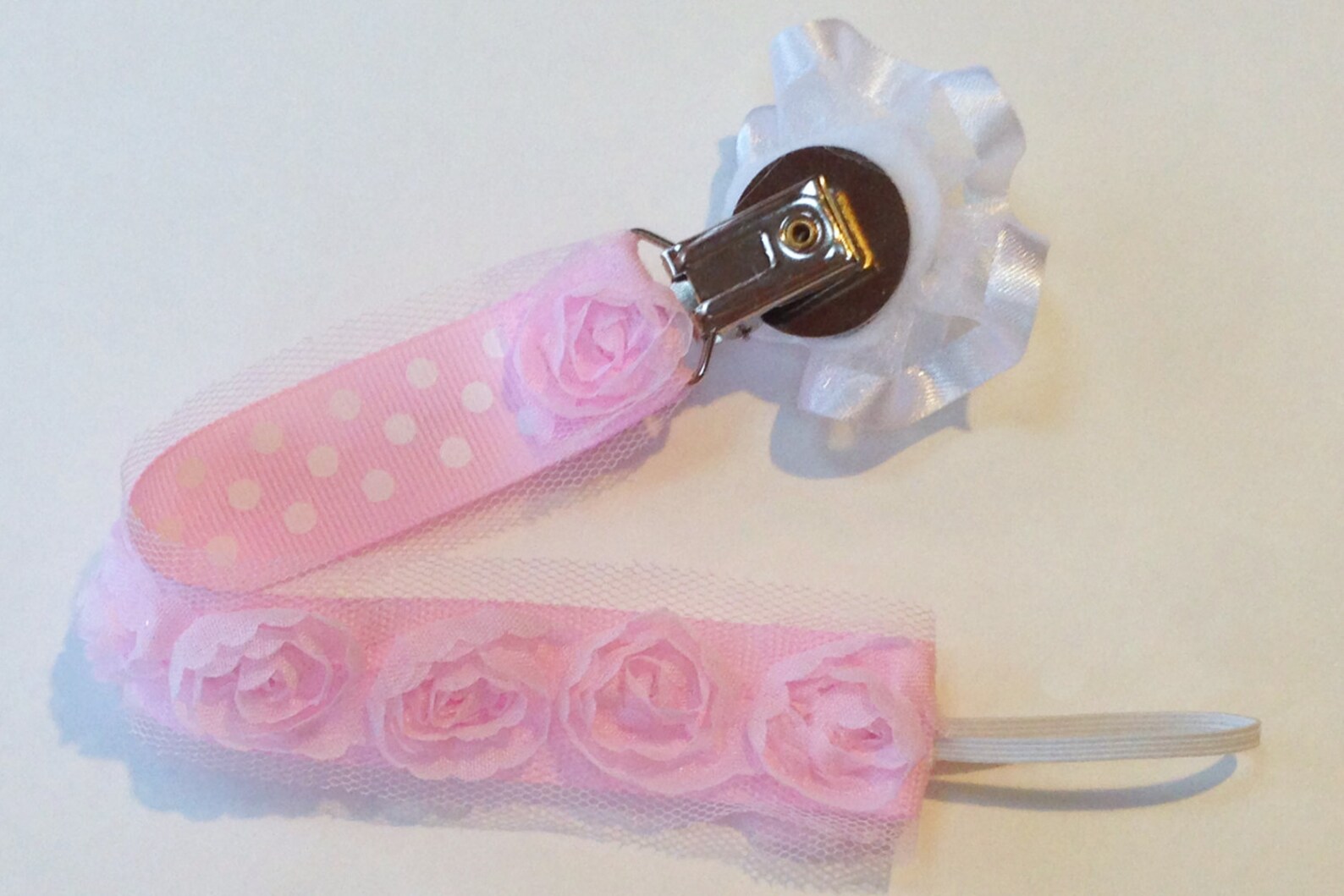 Pacifier Clip. Binky Holder. Baby Girl Pacifier Clip. Pink - Etsy