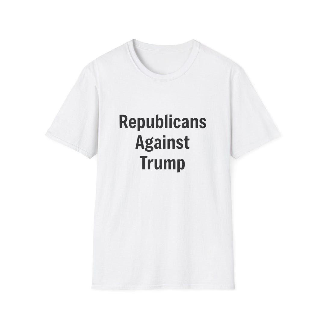 Political Statement Tee, Anti-trump Conservative Shirt, GOP Protest ...