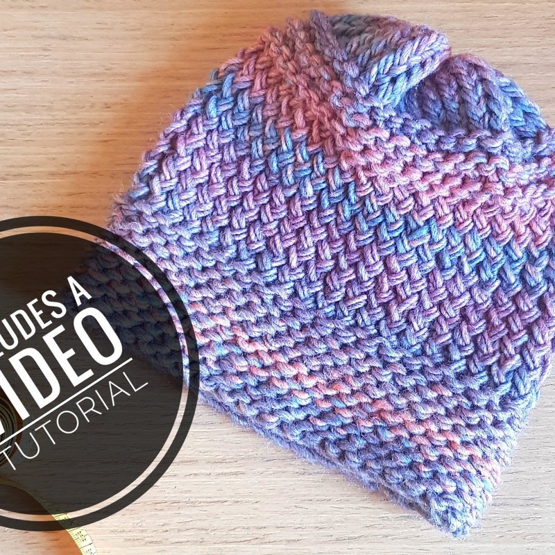 Chunky Knit Loom Caps - Etsy