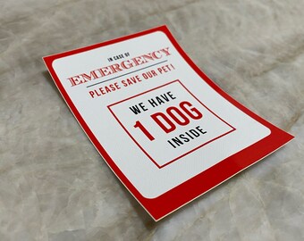 Pet Alert Keychain My Dog is Home Alone Keychain Emergency - Etsy