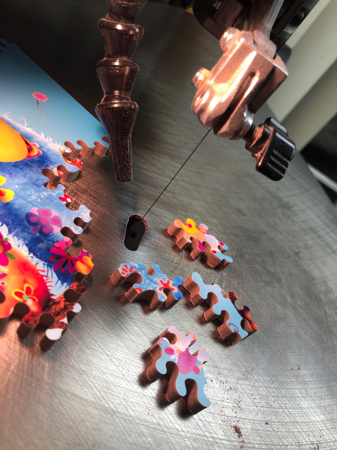 Explosion of Color II A BCB Puzzles Wooden Jigsaw Puzzle | Etsy