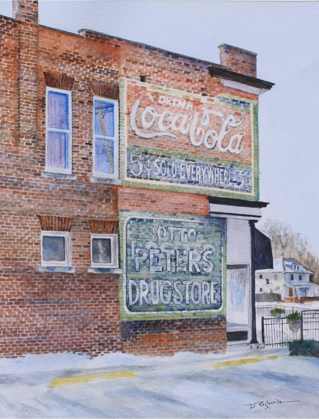 Coca-cola Ghost Sign by David Biglands - Etsy
