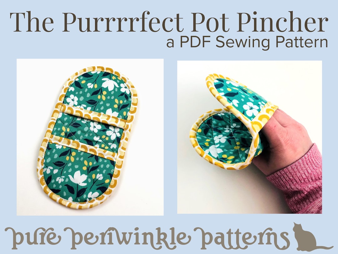 The Purrrrfect Pot Pincher Potholder PDF Pattern With Video Tutorial ...