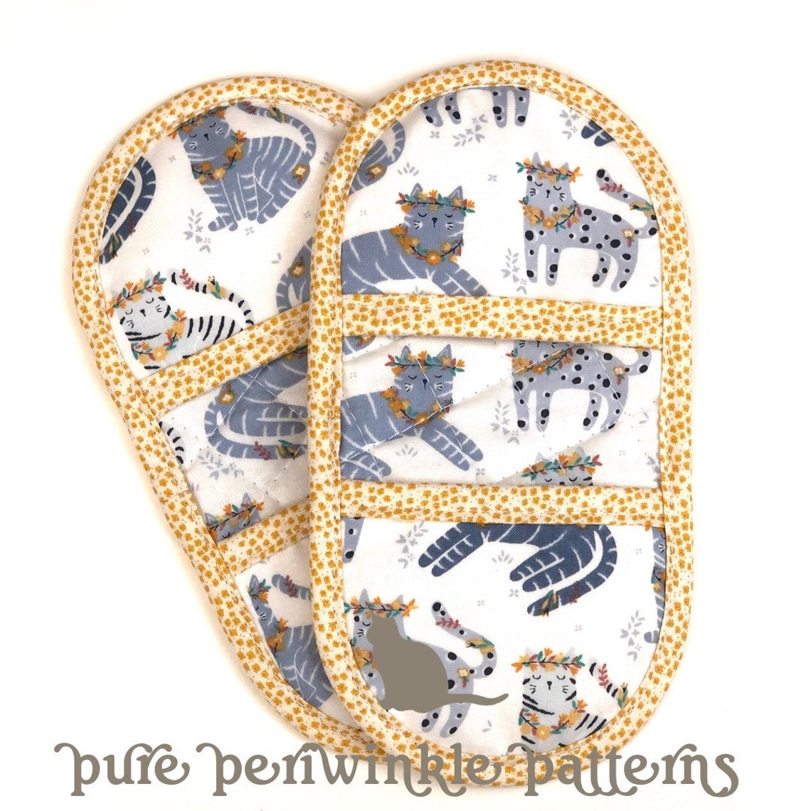 The Purrrrfect Pot Pincher Potholder PDF Pattern With Video - Etsy