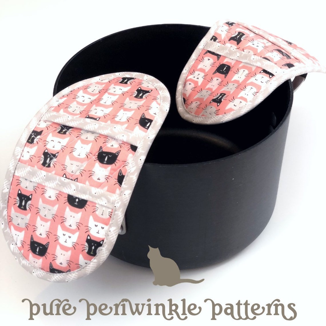 The Purrrrfect Pot Pincher Potholder PDF Pattern With Video - Etsy
