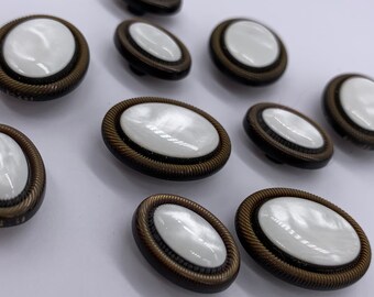 Oval Shaped Buttons | Etsy