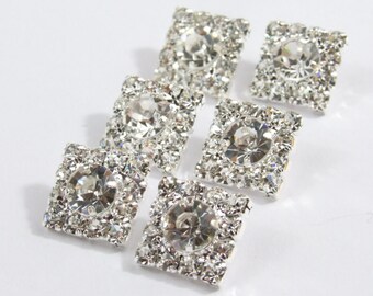 Diamante buttons | Etsy