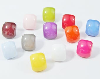 Rectangle buttons | Etsy