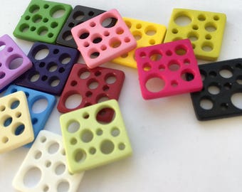 Square buttons | Etsy