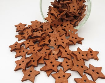 Star Shaped Buttons | Etsy