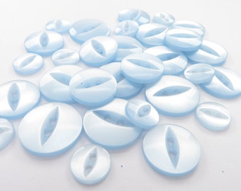 Light Blue Buttons | Etsy UK