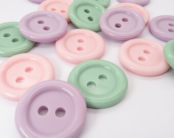 Pastel Buttons | Etsy