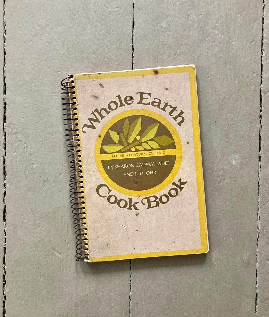 1972 Whole Earth Cookbook Hippie Grains Vegetarian Crunchy Groovy - Etsy