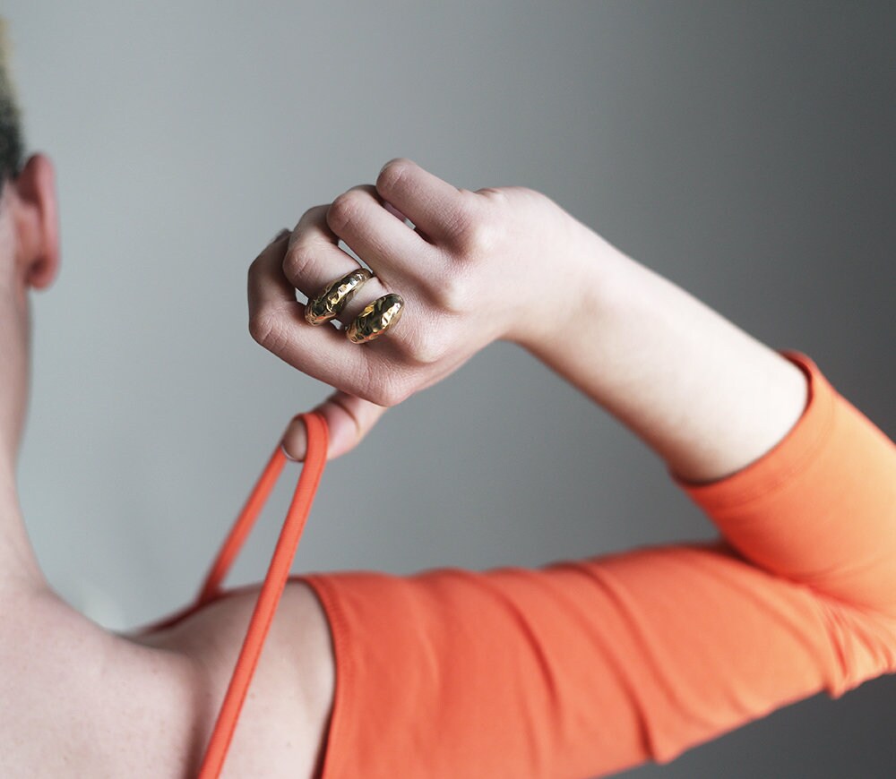 Double Sin Ring - Etsy