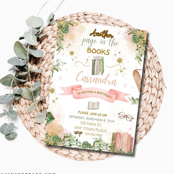 Storybook Invitation - Etsy