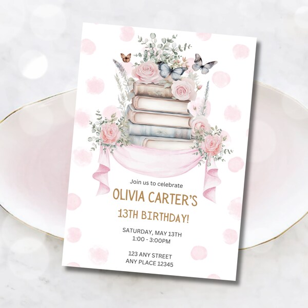 Book Theme Party - Etsy