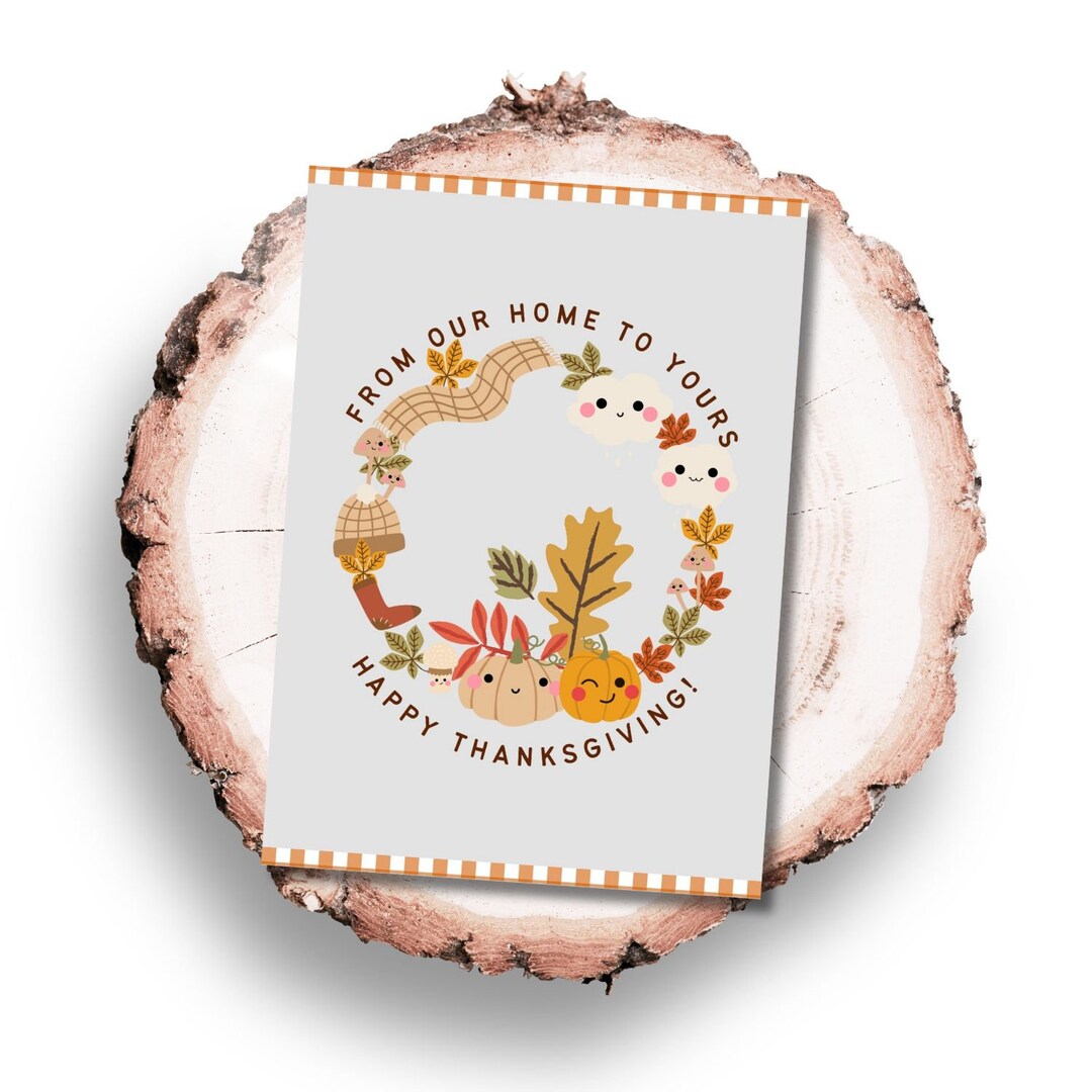 DIGITAL Thanksgiving Cards Thanksgiving Ecards Cute - Etsy