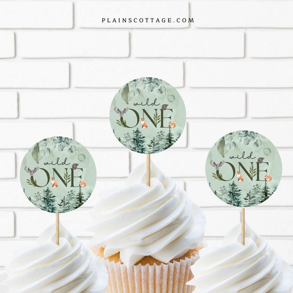 Wild One Cupcake Toppers Etsy Wild One Cupcake Toppers Etsy