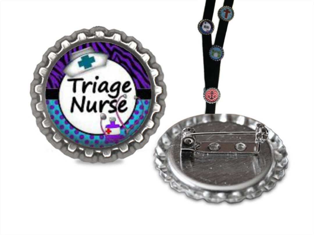 Triage Nurse Lanyard Pin: Unique ID Badge Clip - Etsy