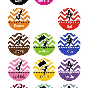 1 Personalized Yellow Colorguard Bottlecap Zipper Pull, GLITTER or ...