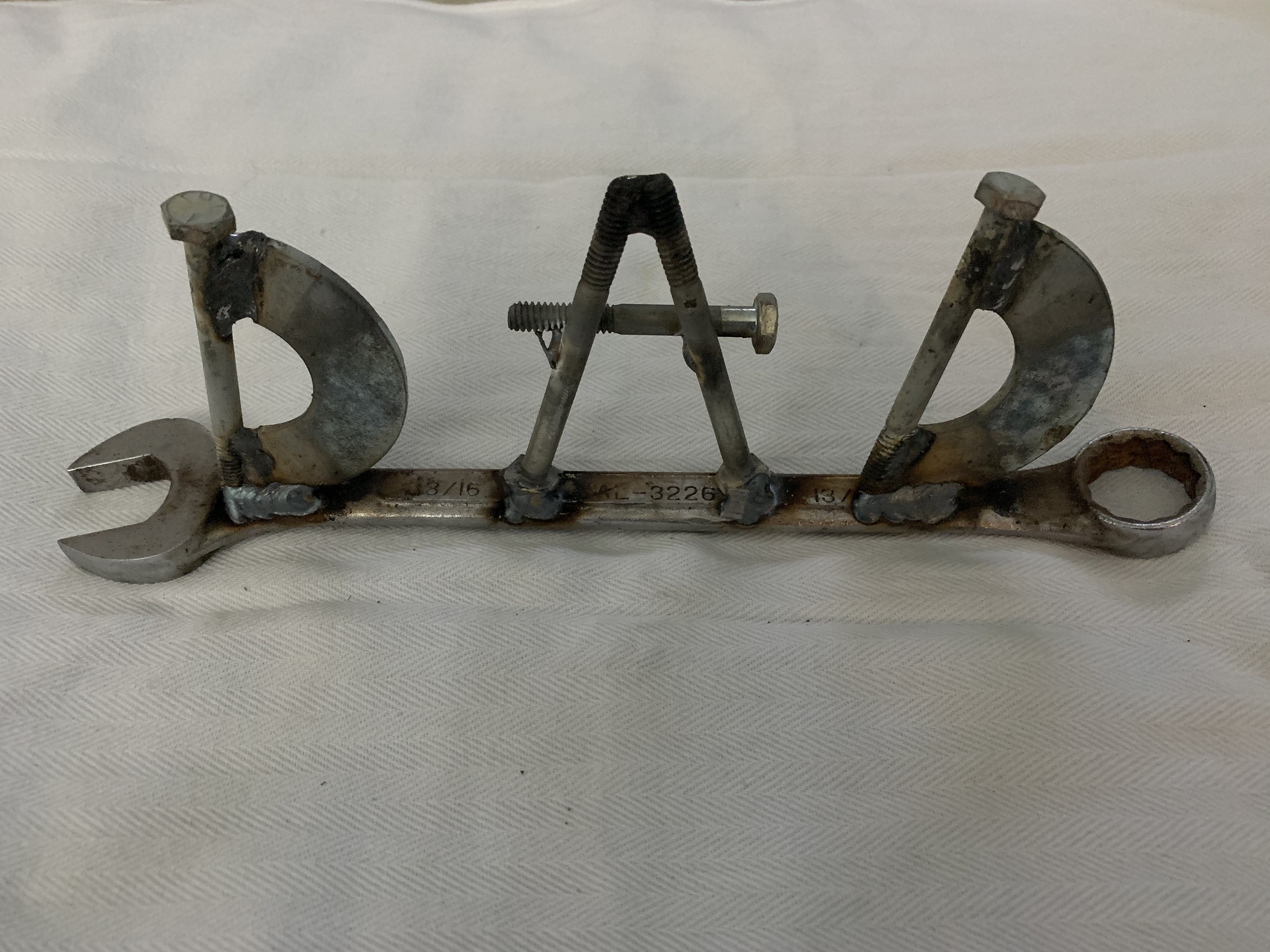 DAD Tool Art Welded Art RTS Father Dad Mechanic Man Cave Home | Etsy