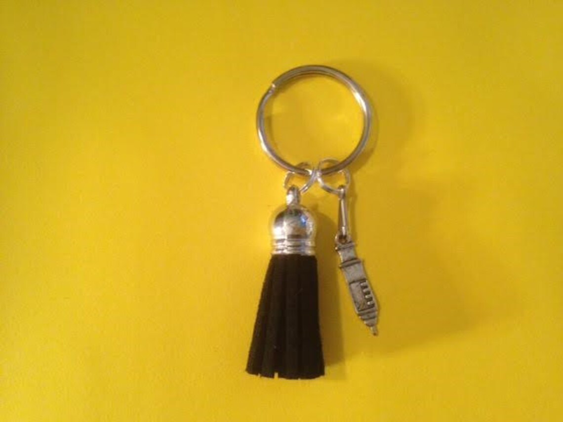 Phlebotomy Tassel Key Ring Phlebotomist Keychain - Etsy