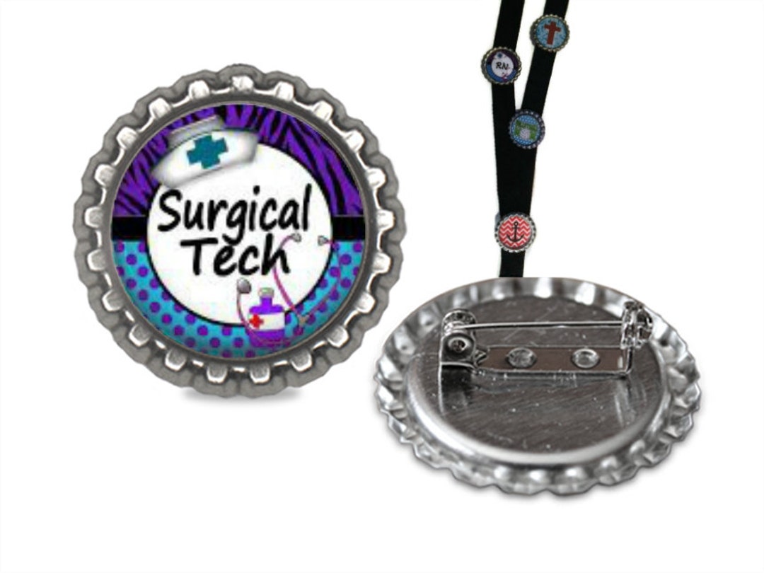 Surgical Tech Lanyard Pin: Unique ID Badge Clip - Etsy