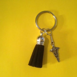 Phlebotomy Tassel Key Ring-- Phlebotomist, Keychain, Phlebotomist Gift ...