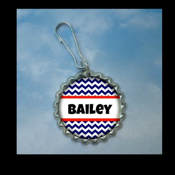 Navy and Red Chevron - Etsy