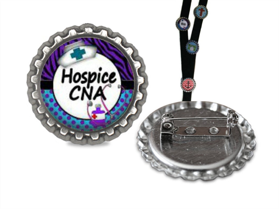 Hospice CNA Lanyard Pin: Unique ID Badge Clip - Etsy