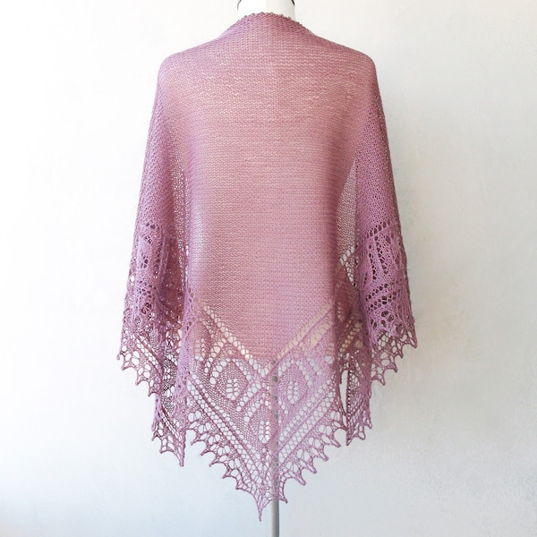 Pink Shawl - Etsy