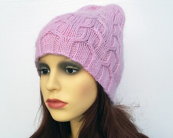 Pink Woolly Hat | Etsy