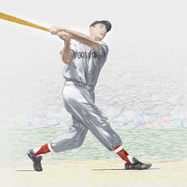 Ted Williams - Etsy