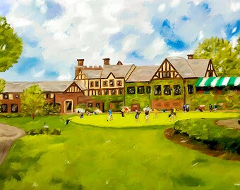 Country Club Art - Etsy