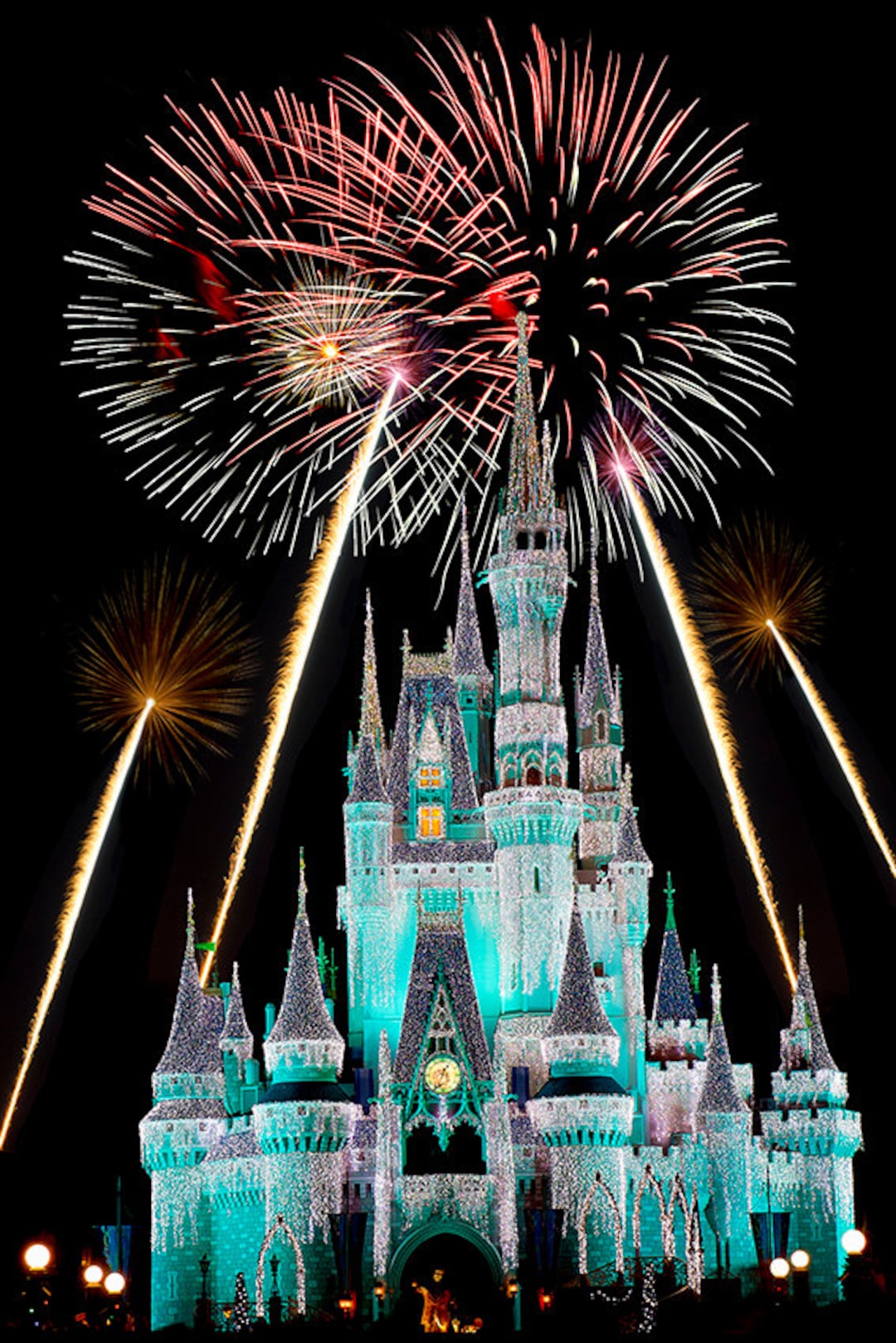Disney Castle Fireworks