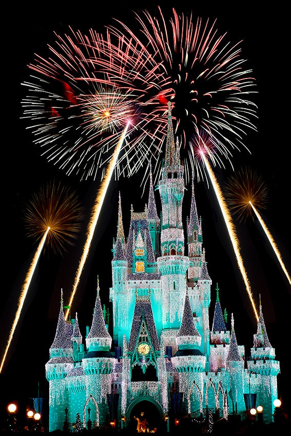 Cinderella Castle Fireworks Wallpaper