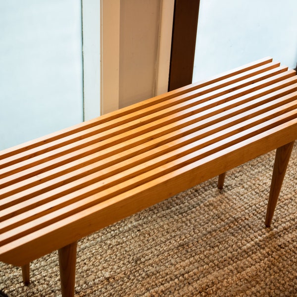 Slat Bench - Etsy