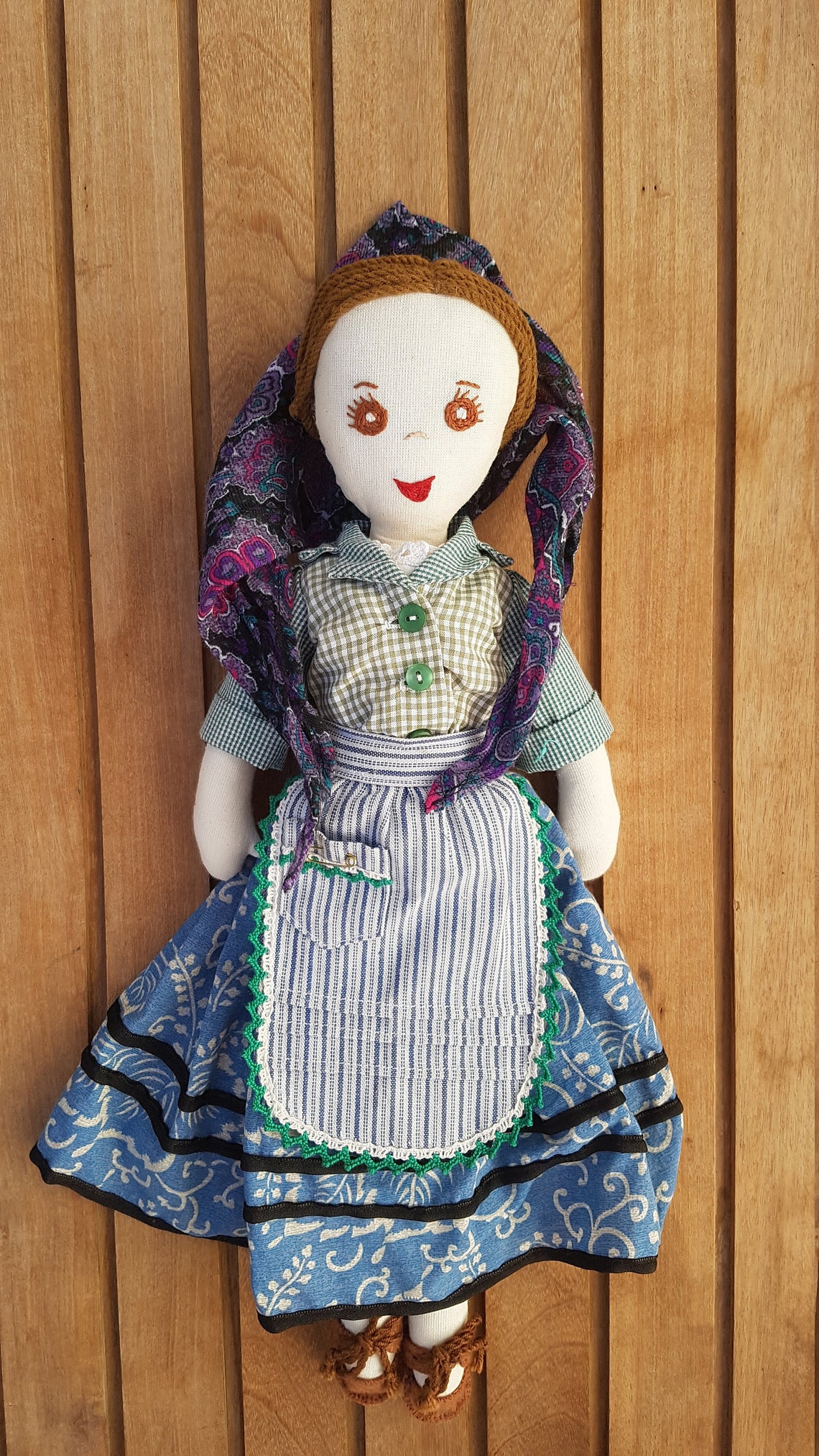 Traditional Rag Doll OOAK Soft Doll Textile Dollportuguese - Etsy