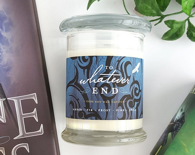 To Whatever End // Rowan Throne of Glass 8oz Jar Candle Scented Soy ...