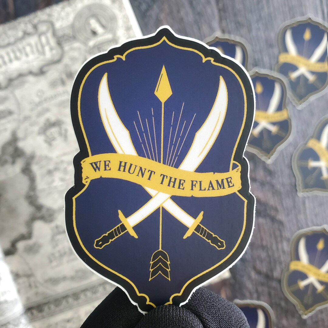 We Hunt the Flame "crossed Swords" Vinyl Sticker - Etsy