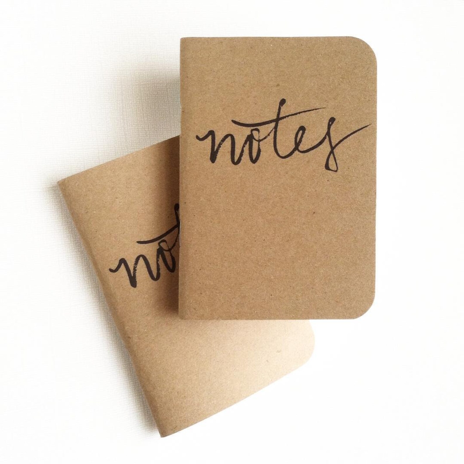 Notes Pocket-sized Hand Lettered Notepad Notebook Journal - Etsy