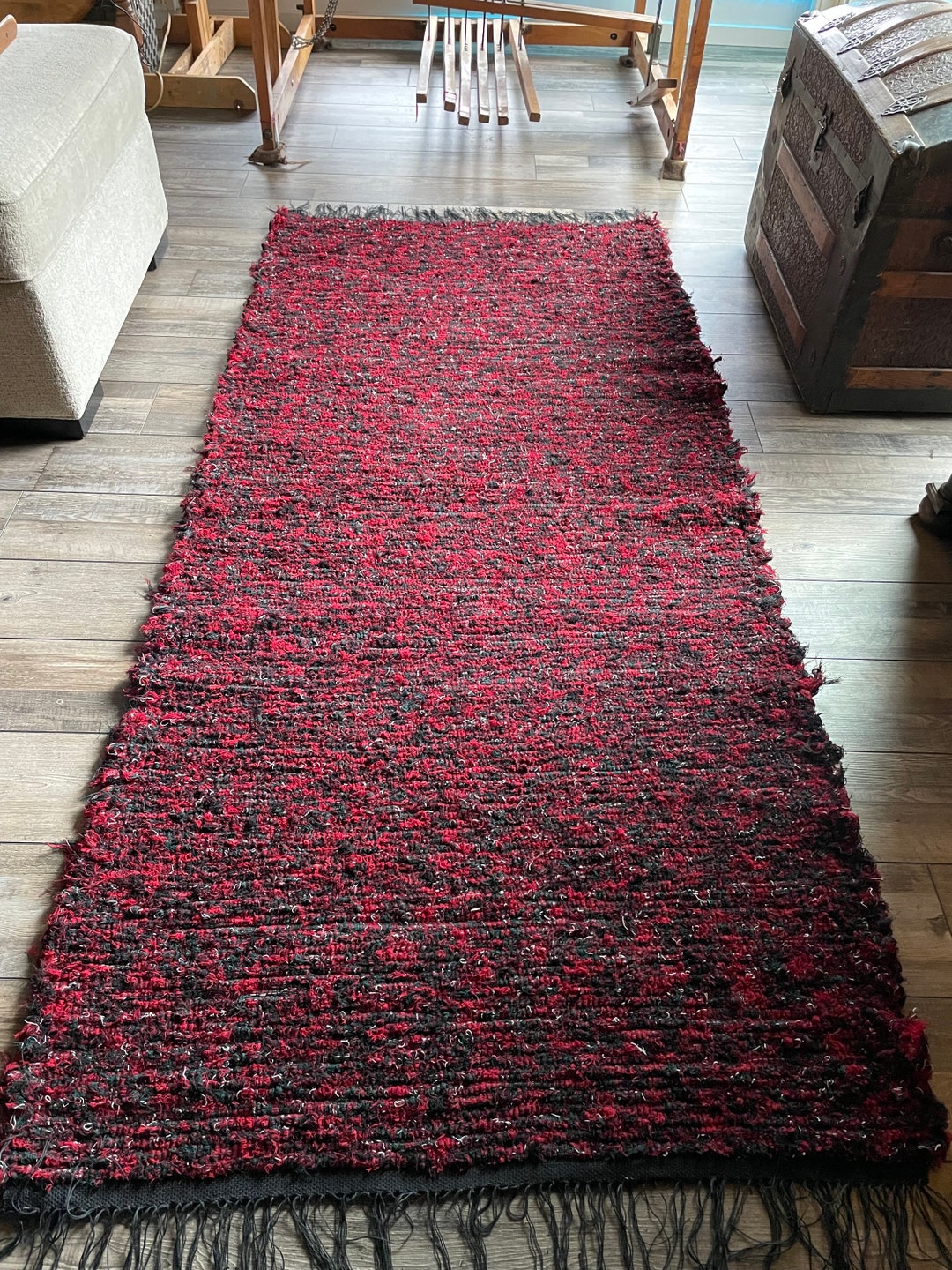 Handwoven Pendleton Wool Rug Runner - Etsy